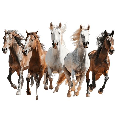 Horse Group Running