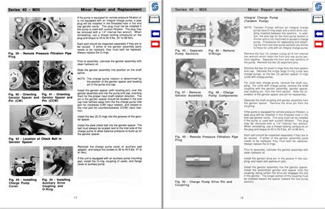 Danfoss Pump Series 40 M35 Service Manual 50940357 Reva