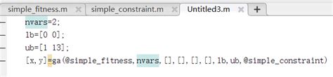 数学建模 Matlab Matlab全局优化算法 Csdn博客