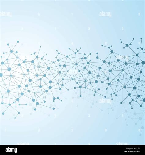 Structure Molecule Of Dna And Neurons Abstract Background Medicine Science And Technology