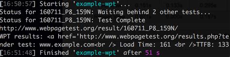 webpagetest and you automating load performance testing in node part