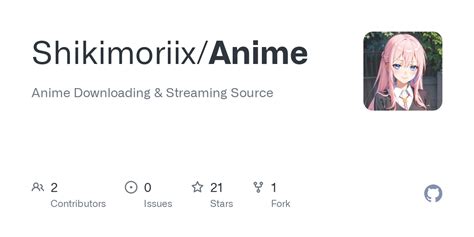 GitHub Shikimoriix Anime Anime Downloading Streaming Source