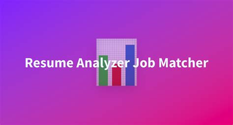 Resume Analyzer Job Matcher A Hugging Face Space By Armintha
