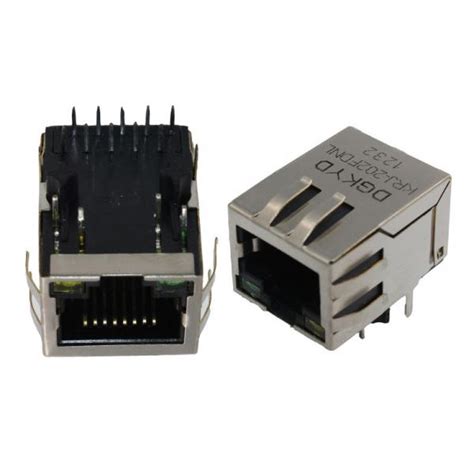 1000base Ethernet Cable Cat6 Rj45 Connector Modular Jack With Pbt Black