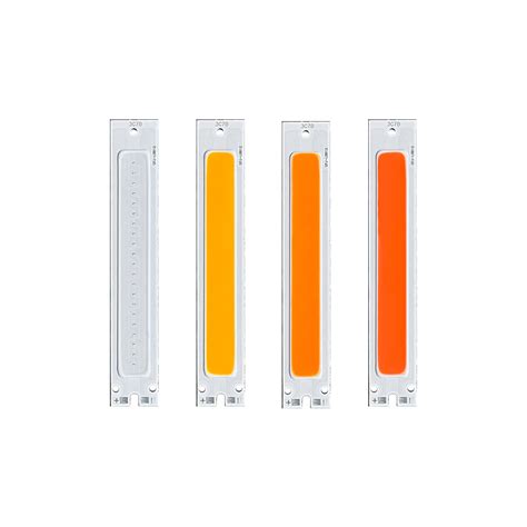 Customized COB LED Chip White Red Green Blue Amber W W W COB Strip Light Source For Auxiliary