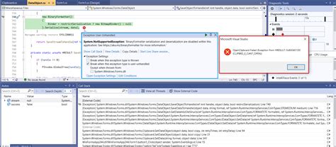 failed to clipboard getdata as the specified format · issue 9180 · dotnet winforms · github
