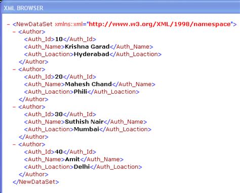 xml browser in c windows form