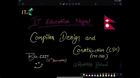 Unit 23 Semantic Analysis Part 1 Compiler Design And Construction By Roshika Balami Youtube