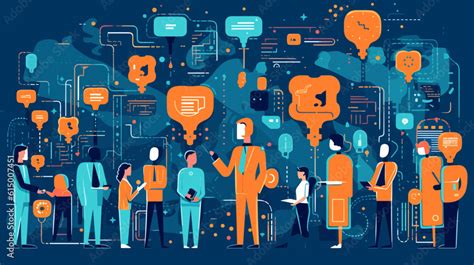 Large Scale Language Model Ai Concept Vector Illustration Stock Vector