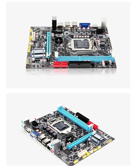 H55 новая материнская плата LGA1156 REV: M3 DDR3 поддерживает I3 I5 I7 ...