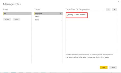 Static Row Level Security In Power BI Power BI Training In Sydney And Melbourne Power BI