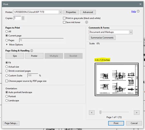 Print Preview Page Size Adobe Product Community 9734517