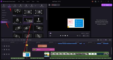 Motion Effect DemoCreator Effects