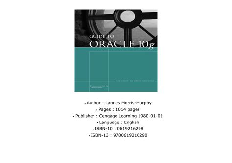 A Guide To Oracle 10g Thomson Course Technology Ppt