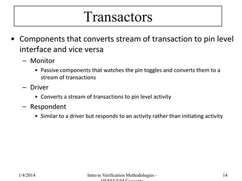 Systemverilog Based Ovm And Uvm Verification Methodologies Pptx