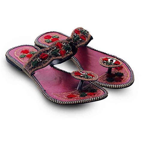 Women Designer Ethnic Work Jodhpuri Flat Chappal 336