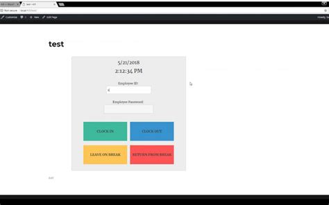 Wordpress Time Clock Plugin Dieno Digital Marketing Services