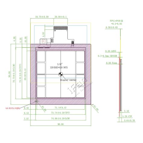Inch CTP Touch Screen IPS Quadrate LCD X SPI MCU