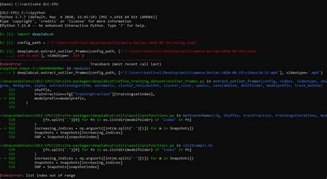 Issue With Deeplabcutextractoutlierframes Function · Issue 930 · Deeplabcutdeeplabcut · Github