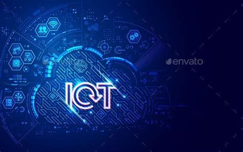 Iot Cloud Technology Concept