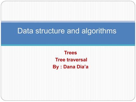 Tree Data Structure Pptx