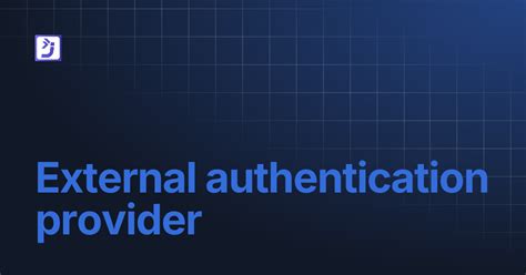 External Authentication Provider Jframework