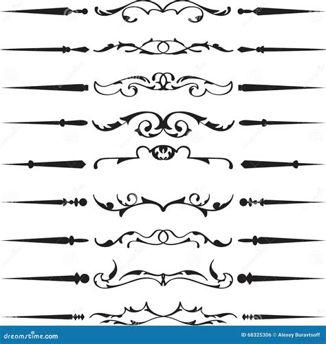 Divide Elements Set Cartoon Vector CartoonDealer 23337141
