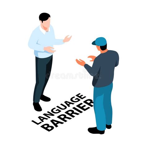 Language Barrier Cartoon Language Barrier Stock Illustrations 955