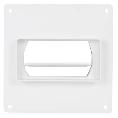 Преход с клапа от плосък въздуховод