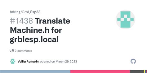 Translate Machineh For Grblesplocal · Issue 1438 · Bdringgrblesp32 · Github