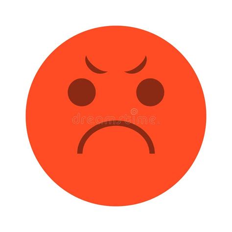 Angry Mood Indian Cartoon Man Father Vector Illustration Stock