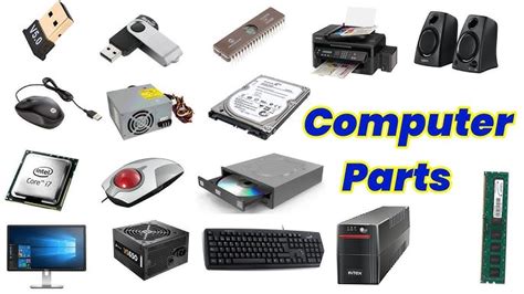 Computer Hardware Basics Tutorials For Beginners Names Of The