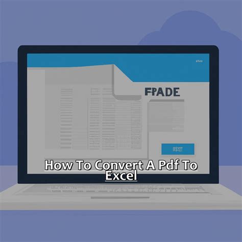 How To Convert A Pdf To Excel Manycoders How To Convert A Pdf To Excel Manycoders