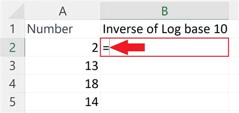 How To Calculate Inverse Of Log Base 10 In Microsoft Excel Spreadcheaters