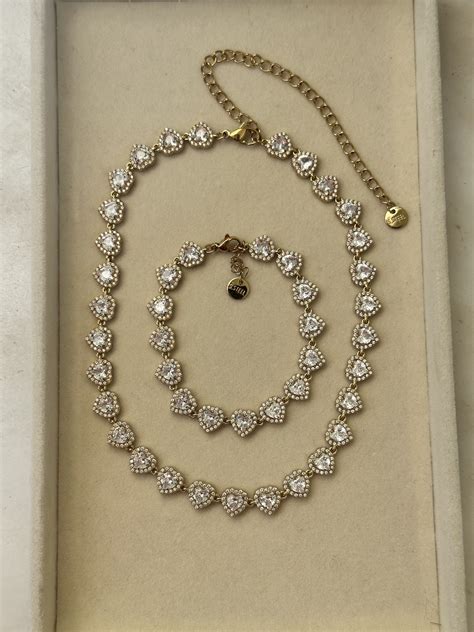 Crystal Heart Set” Naos Of Jewellery