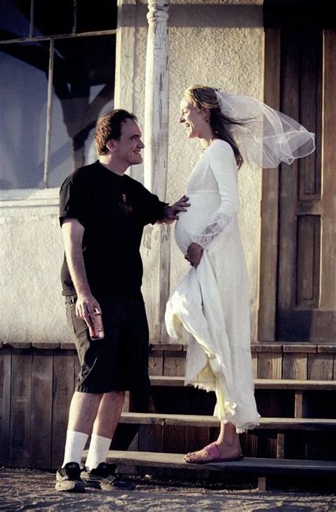 Quentin Tarantino And Uma Thurman On The Set Of Kill Bill Vol 2 Kill