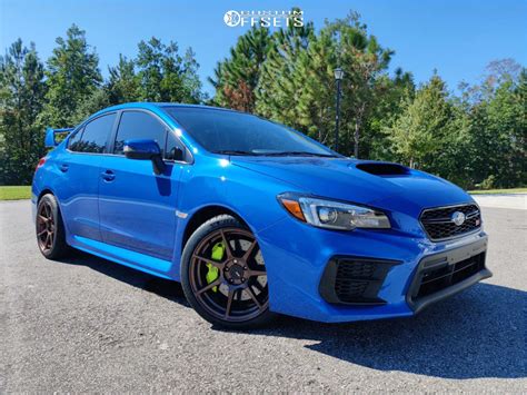 2021 Subaru Wrx Sti With 18x95 38 Enkei Tfr And 26535r18 Michelin