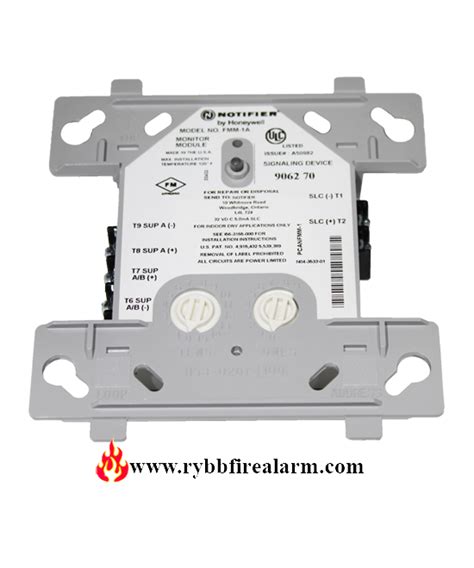 Notifier Fmm 1a Addressable Monitor Module Rybb Fire Alarm