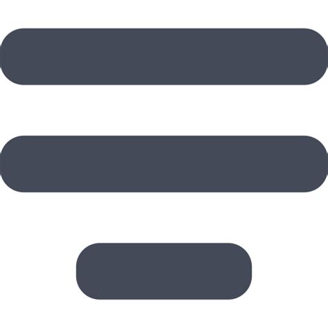 Align Center User Interface Gesture Icons