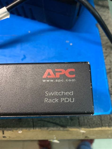 APC Switched Rack PDU Model AP7920Input Connections IEC 320 C14 Output Connections 8 X IEC