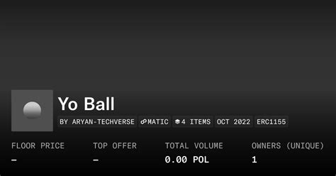 Yo Ball Collection Opensea