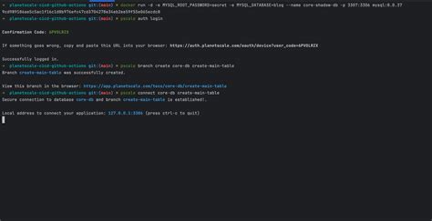 Apply Database Migrations To Planetscale From Github Actions