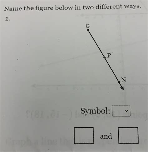 Solved Name The Figure Below In Two Different Ways Symbol And Others