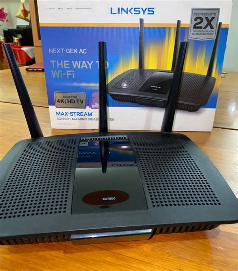 Linksys WiFi Router Max Stream AC1900 Computers Tech Parts Accessories Networking On