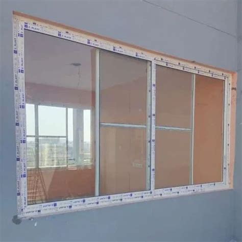 Toughened Glass Horizontal Upvc Sliding Window At ₹ 680sq Ft In Jaunpur