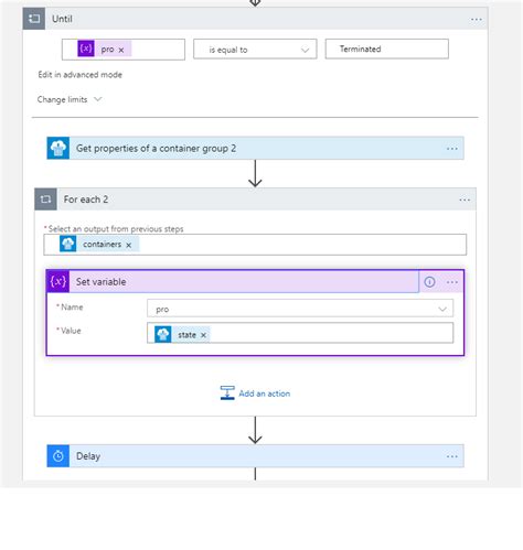 Docker Azure Logic Apps Waiting For An Aci Container To Terminate To