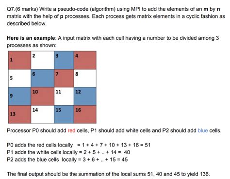 I Need A C Mpi Program That Will Total The Number