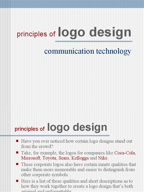 Principles Of Logo Design Pdf Typefaces Logos