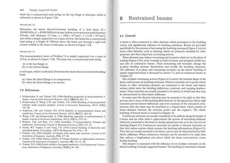 flexural torsional buckling of structures new directions in civil