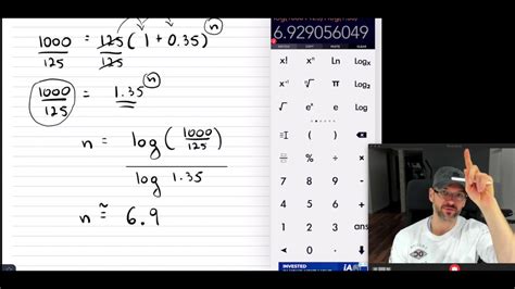 Solving For Unknown Exponent Using Log Examples Youtube